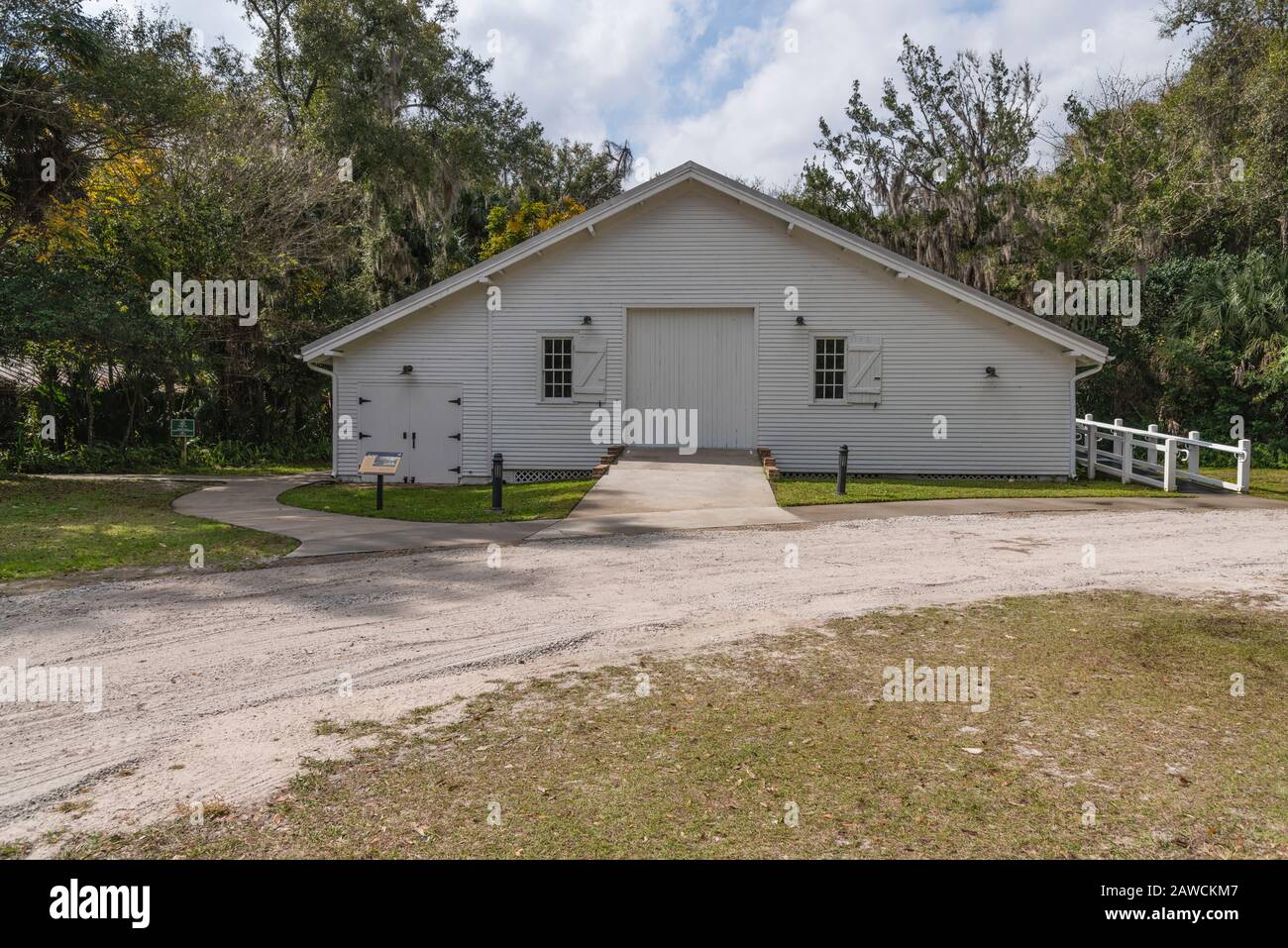 The Stable Building at the Debary Hall Historical site located in ...