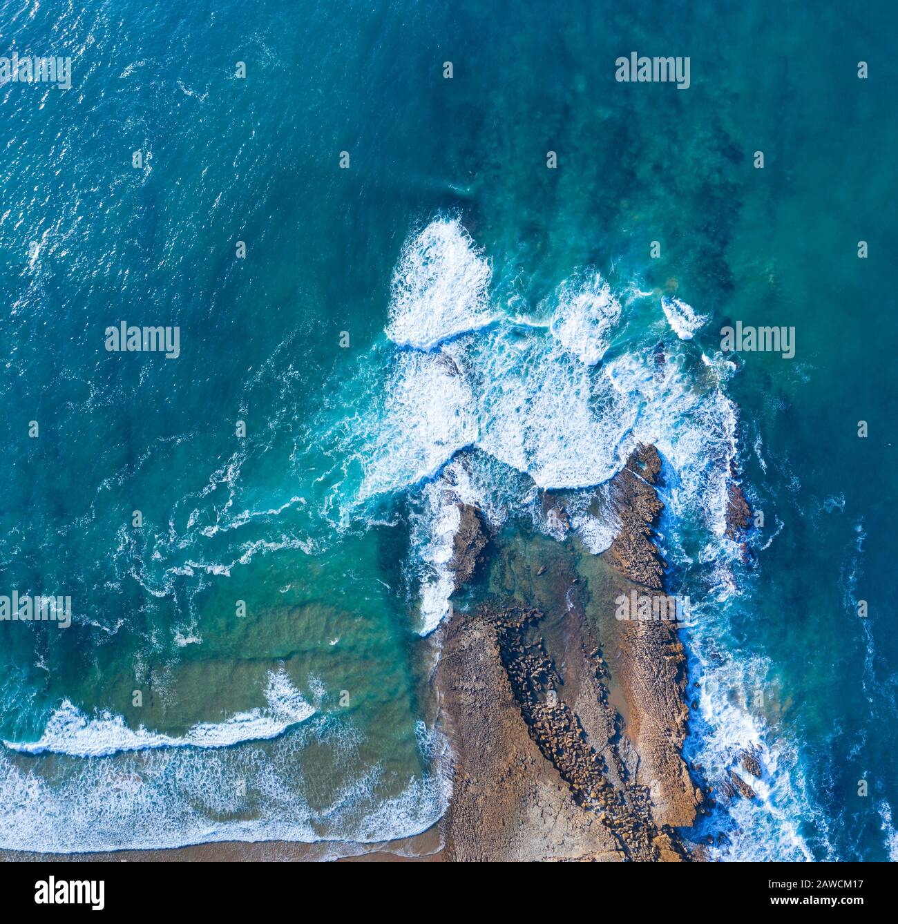 Los Caballos beach, Cuchia, Miengo Municipality, Cantabrian Sea ...