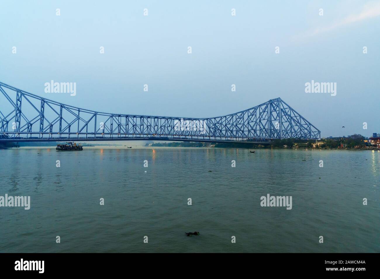 Howrah bridge sunrise hi-res stock photography and images - Alamy