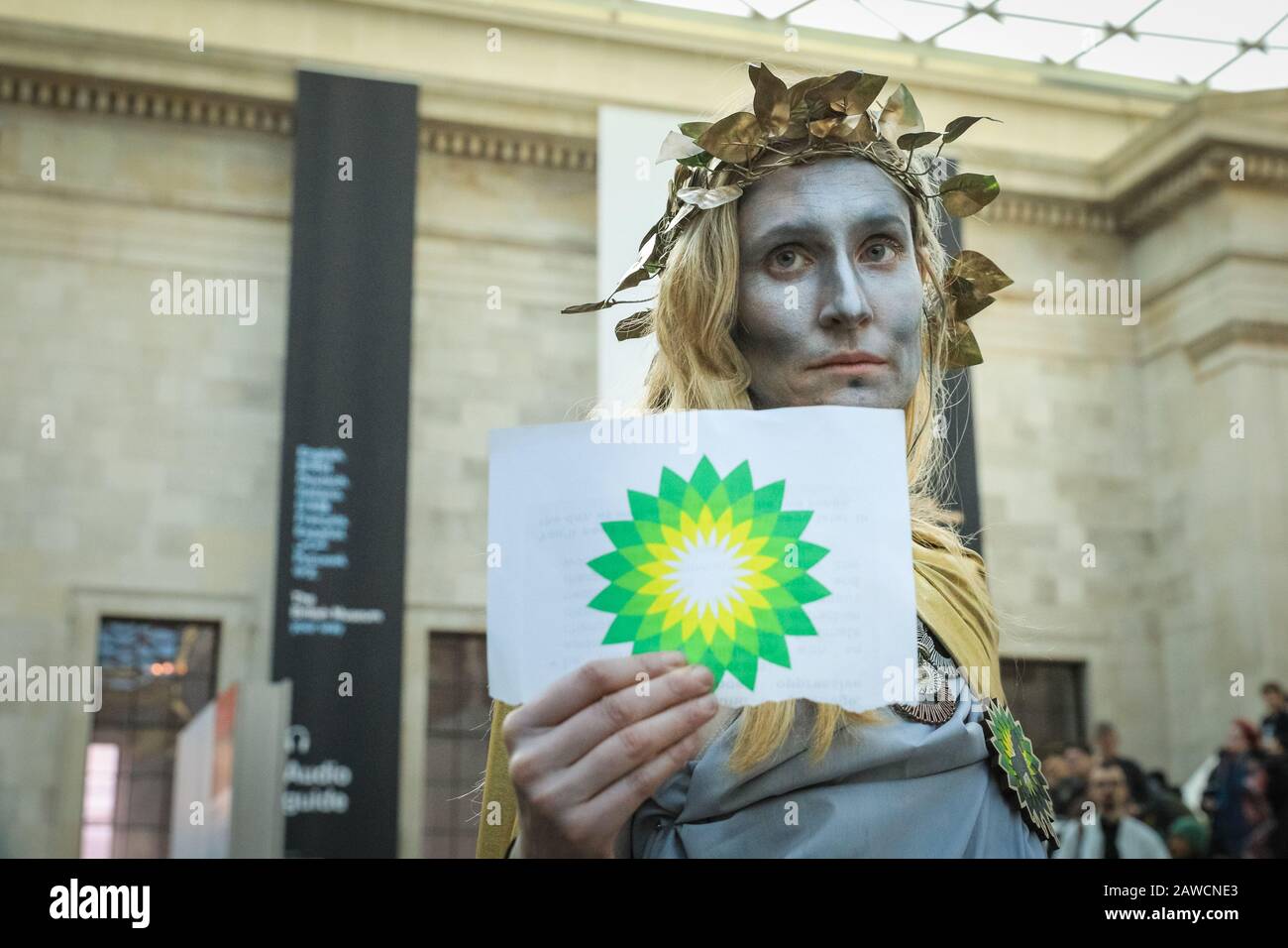 Activists inside the british museum hi-res stock photography and images ...