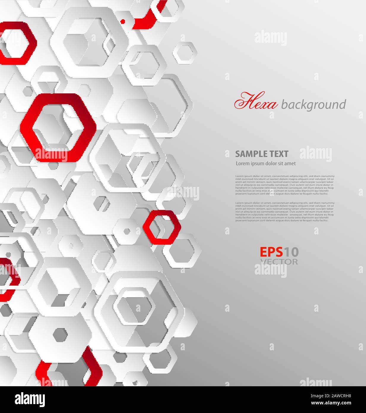 Double color abstract paper template for creative needs Stock Vector ...