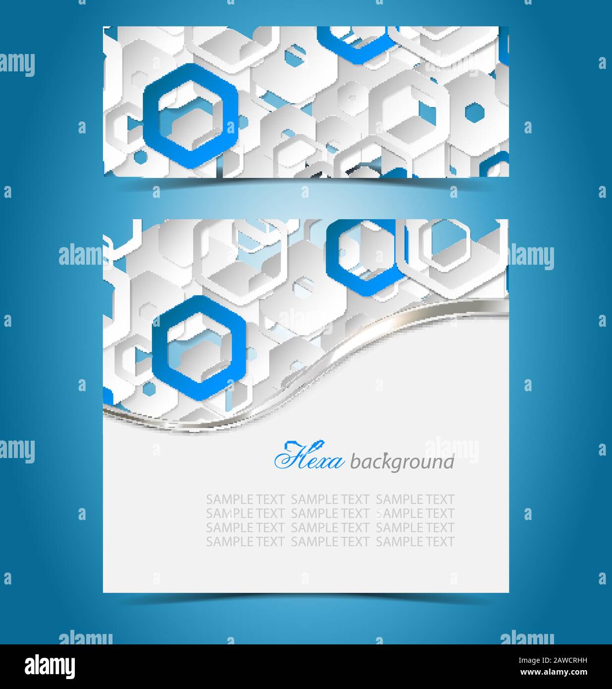 Double color abstract paper template for creative design Stock Vector ...