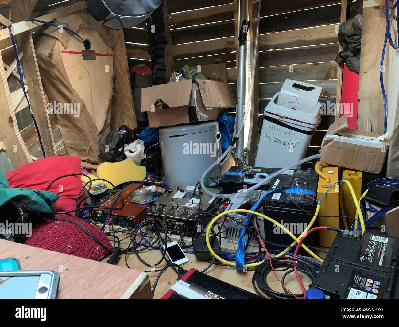 A view of the inside of a Trojan horse, which was designed by BP or Not ...