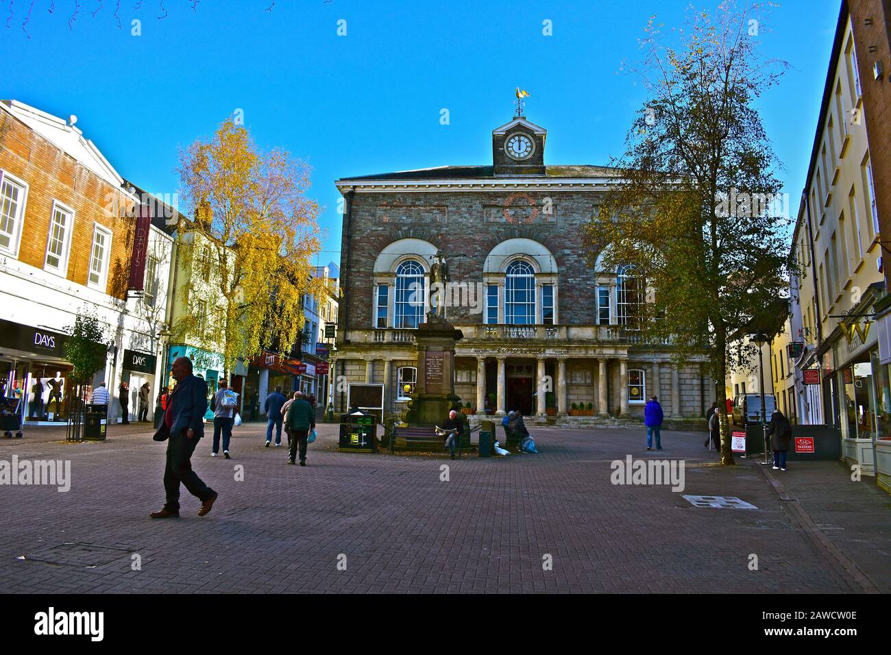 The central square is dominated by the old Town Hall / Guildhall, a ...