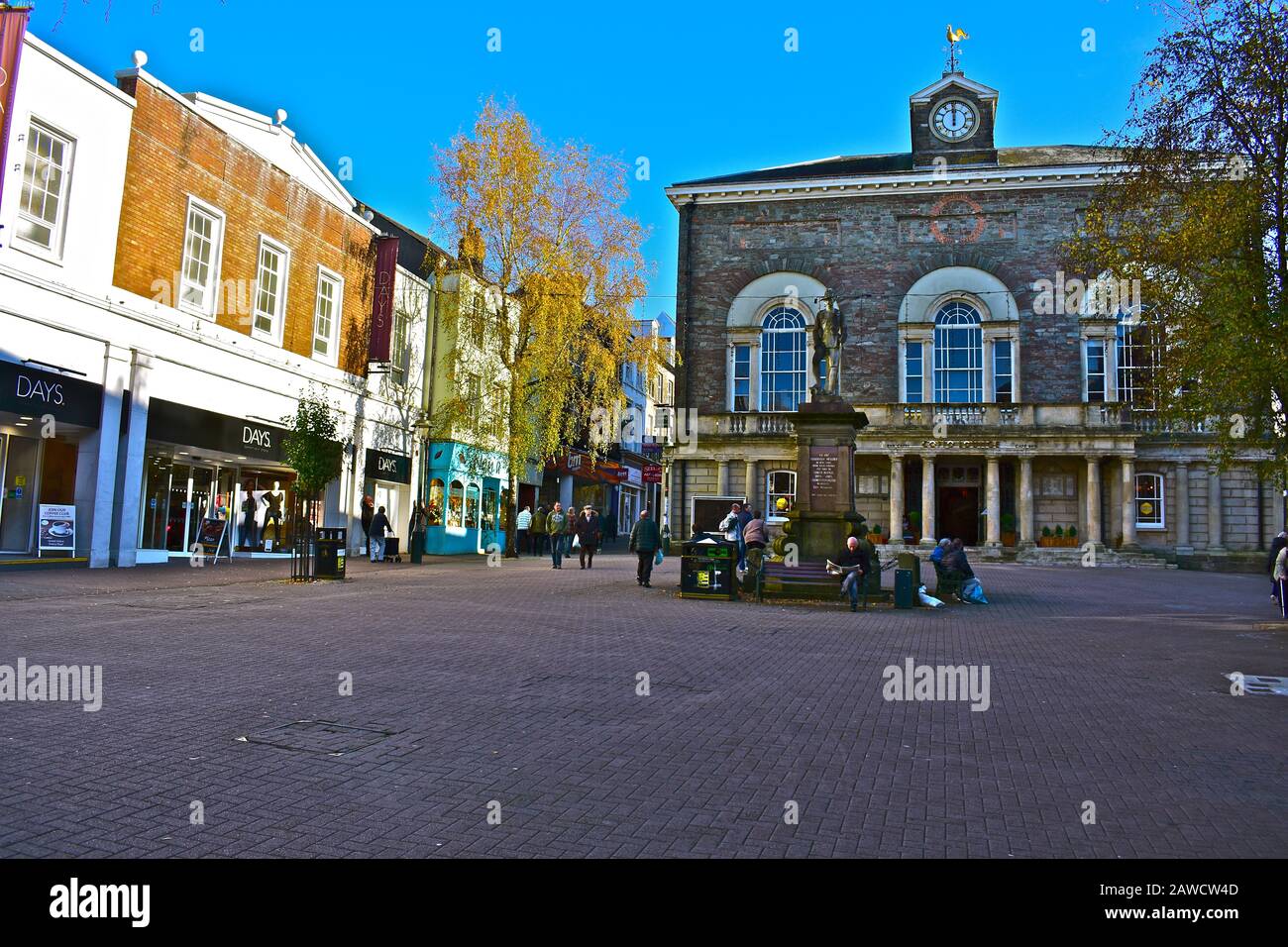 The central square is dominated by the old Town Hall / Guildhall, a ...