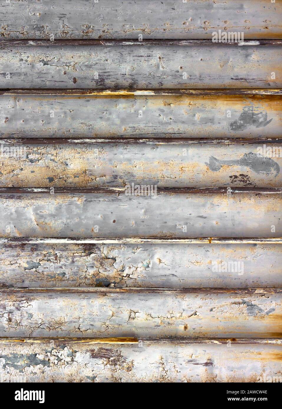 Old and damaged metal gate. Metal door texture detail and background ...