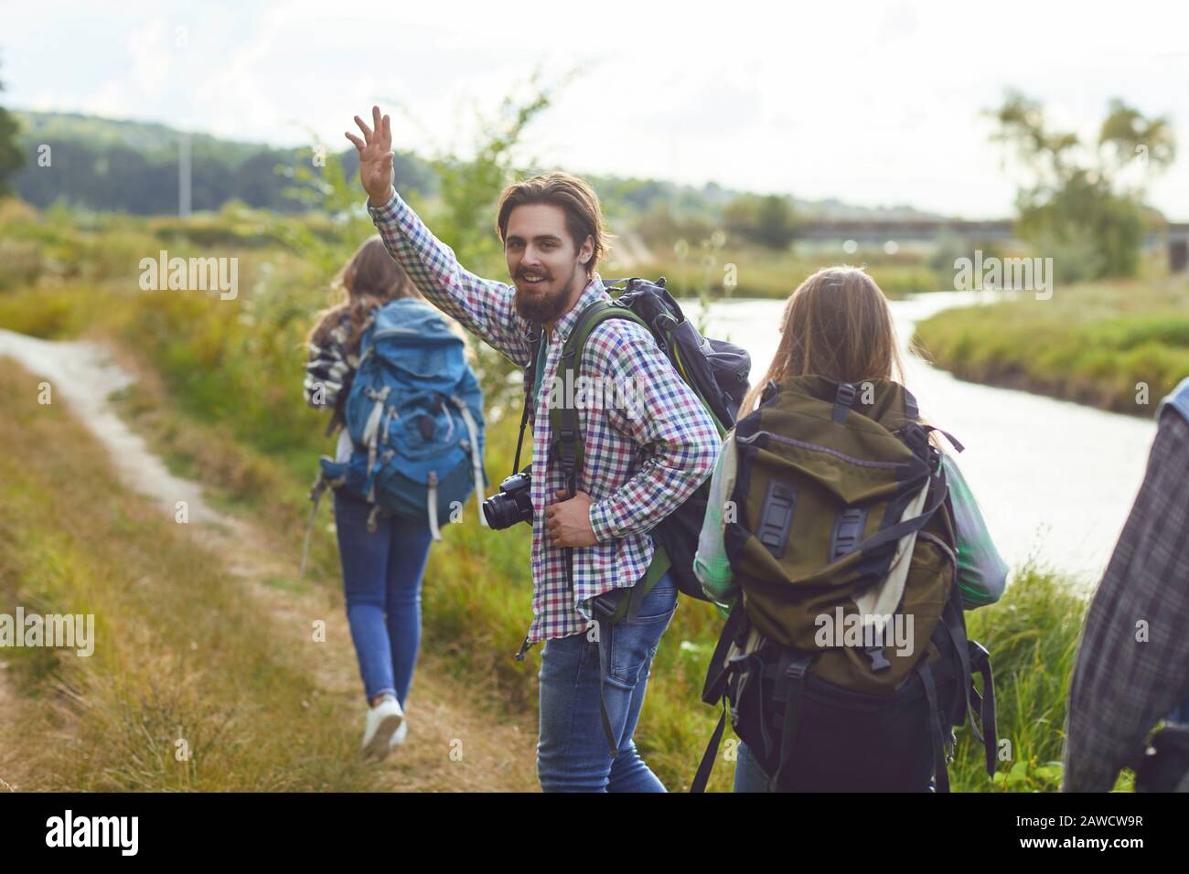 Backpack trip hi-res stock photography and images - Alamy