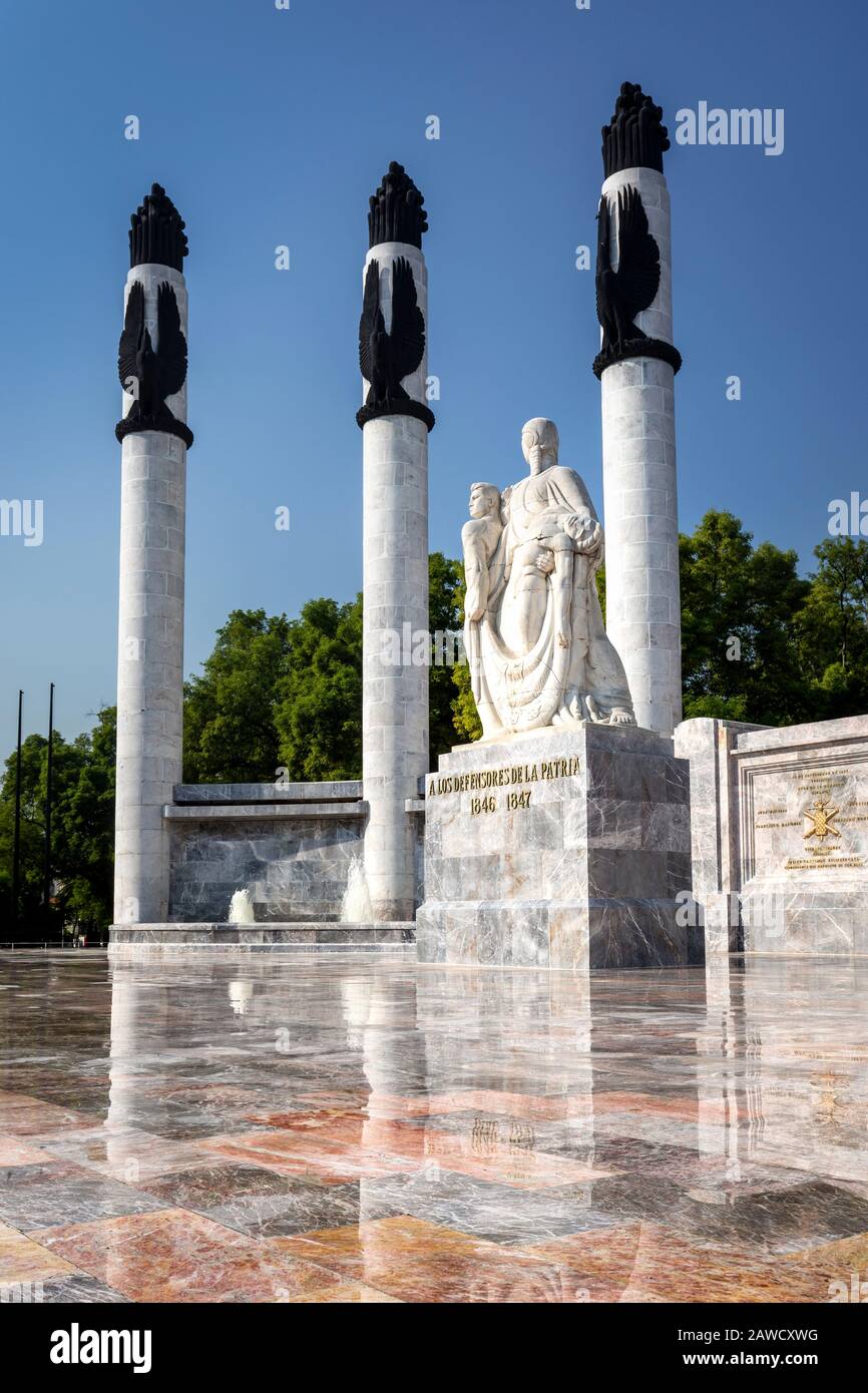 Monumento a la Patria in Chapultepec Park in Mexico City, Mexico Stock ...