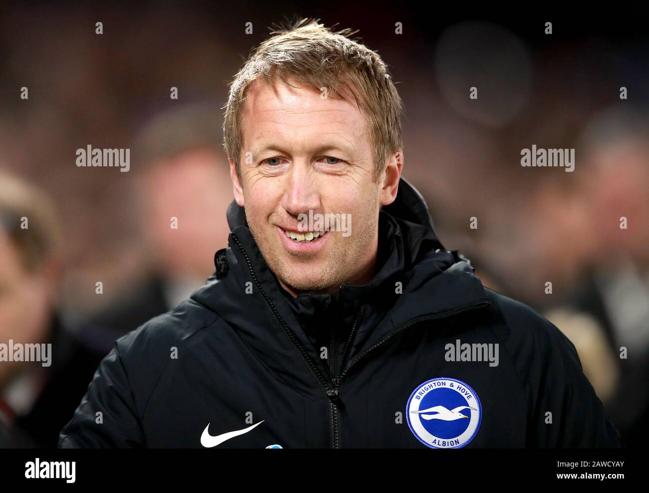 Brighton and Hove Albion manager Graham Potter during the Premier ...