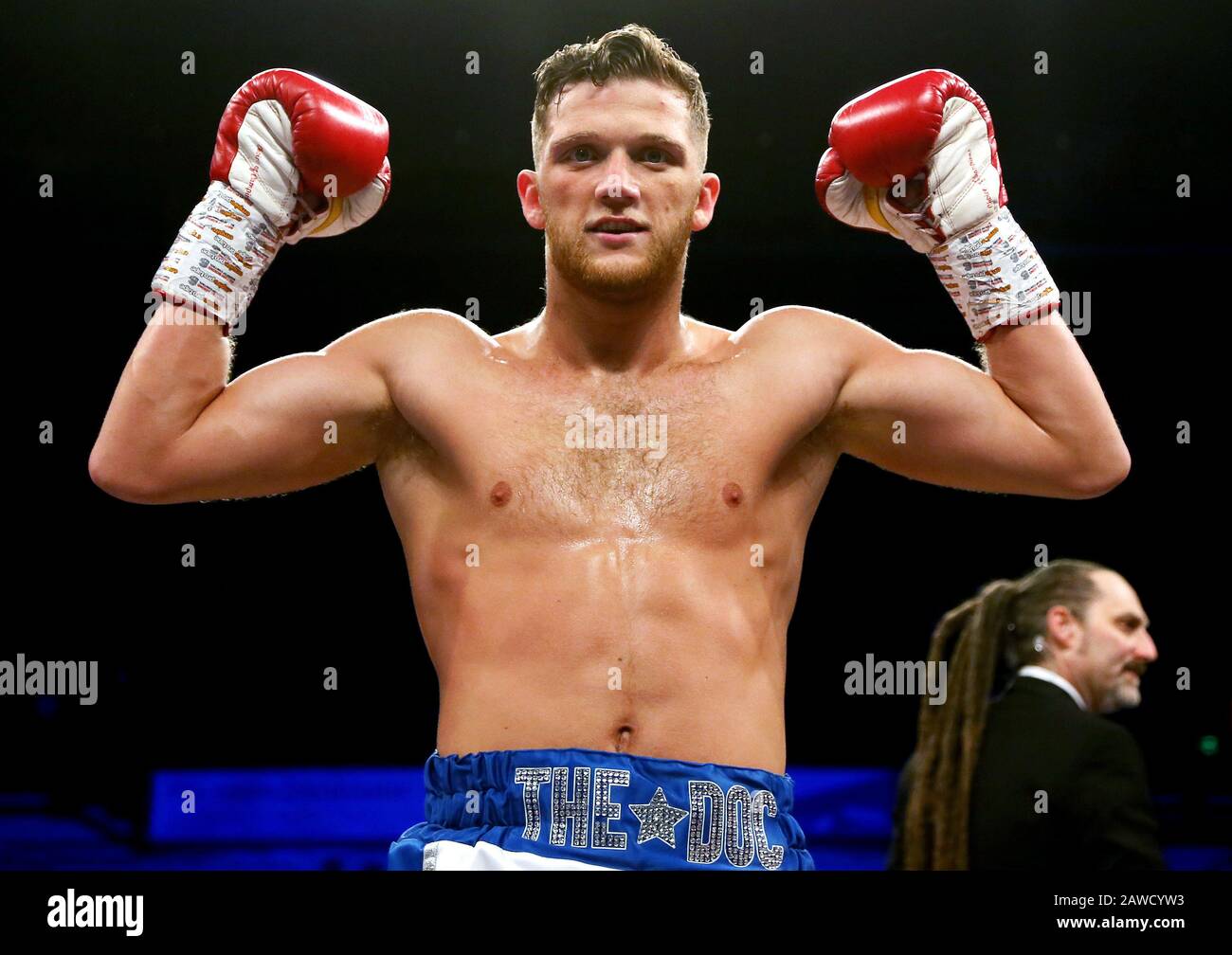 John Doherty after beating Pablo Mendoza in the Super-Middleweight ...