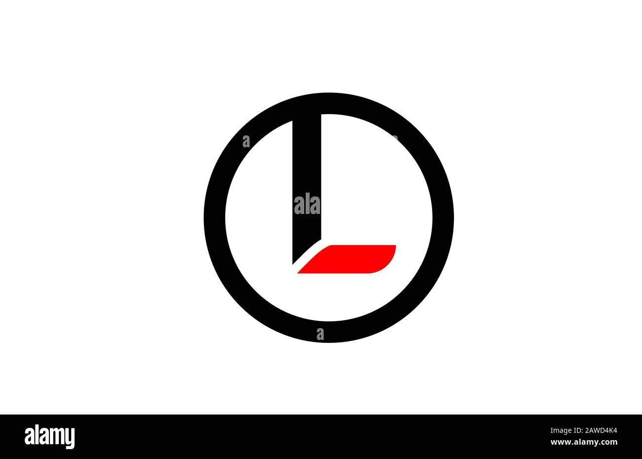 Design of circle alphabet letter L for company logo icon. For a ...