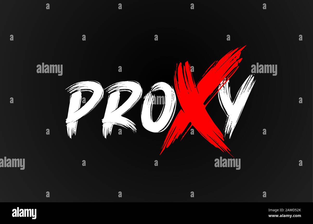 Proxy word Stock Vector Images - Alamy