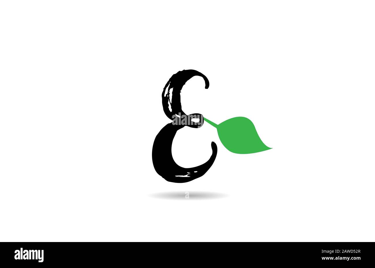 E hand written logo hi-res stock photography and images - Alamy