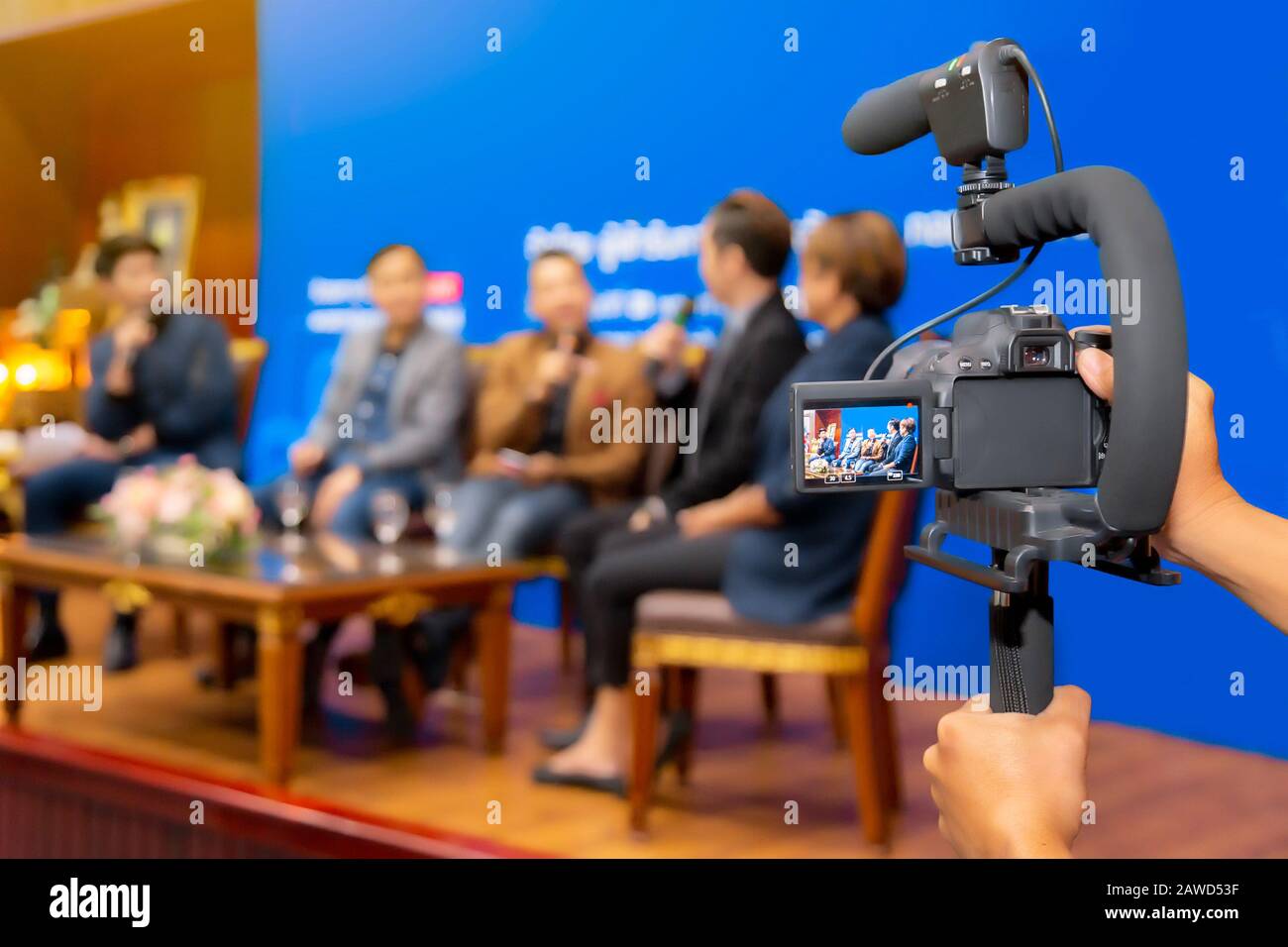 High definition cinema camera on a movie set Stock Photo - Alamy