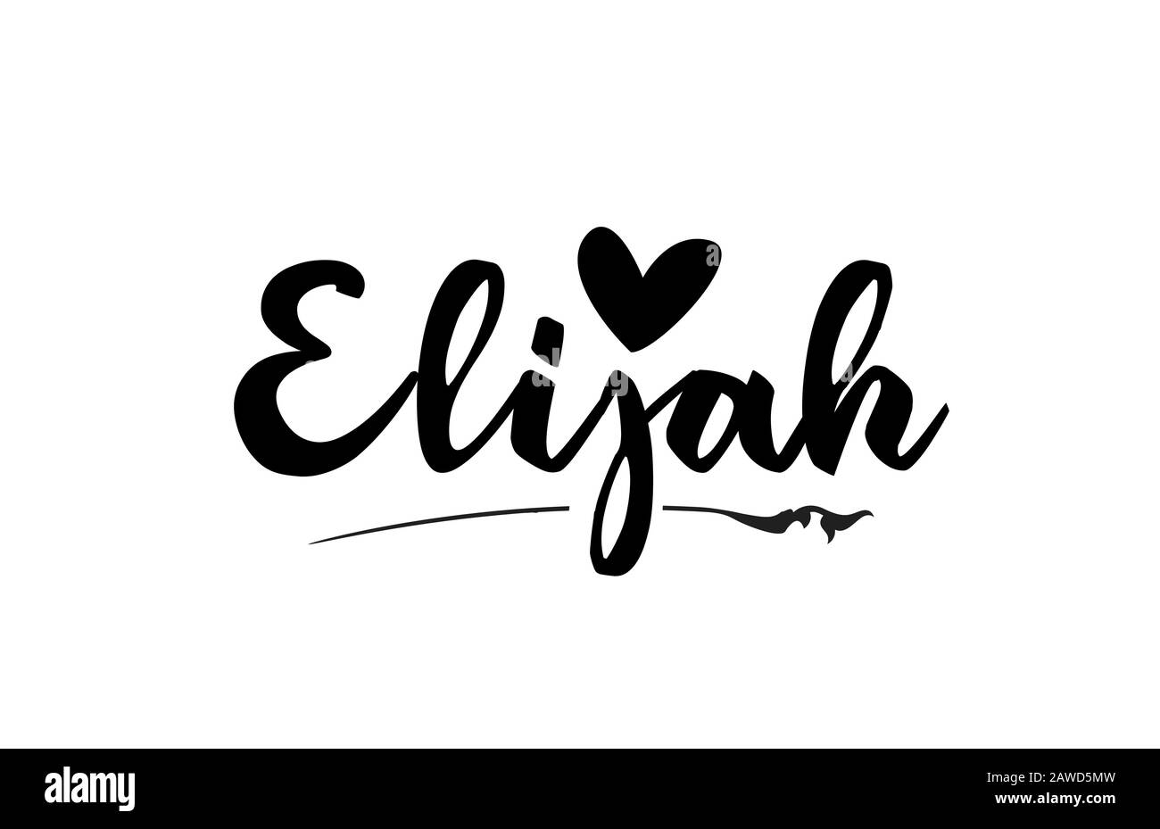 Elijah calligraphy hi-res stock photography and images - Alamy