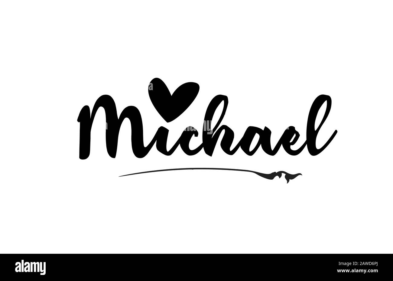 Michael heart Stock Vector Images - Alamy