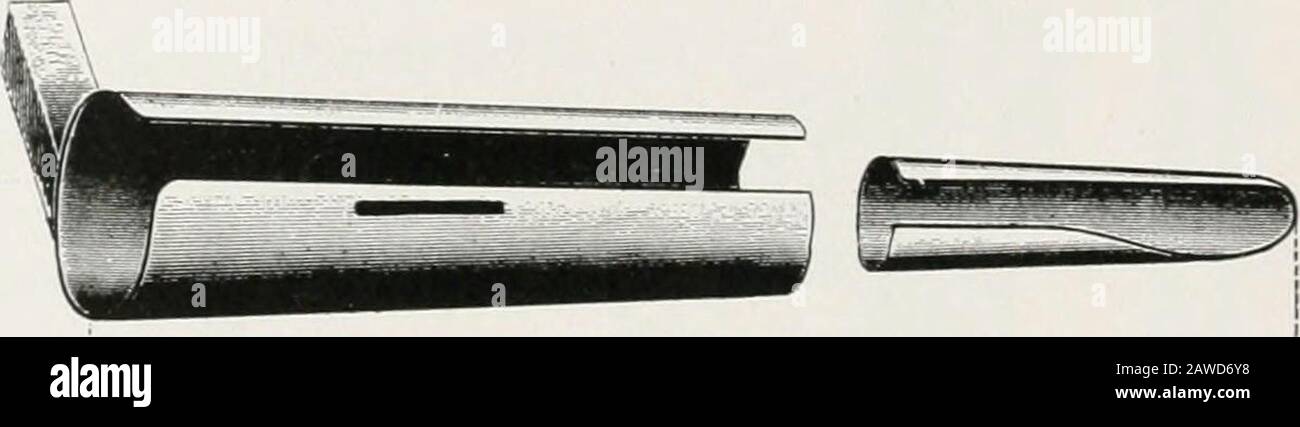 Peroral endoscopy and laryngeal surgery . Fig. 9. Hills modification of ...