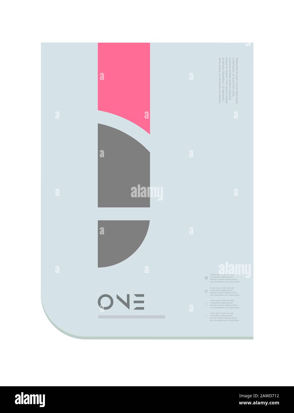 number 1 logo icon flyer brochure poster pamphlet cover design layout ...