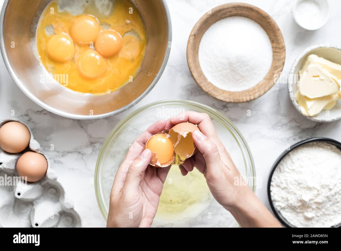 Process Of Making Cake
