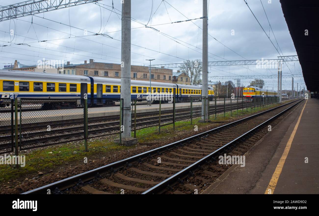 Latvian passenger train hi-res stock photography and images - Alamy