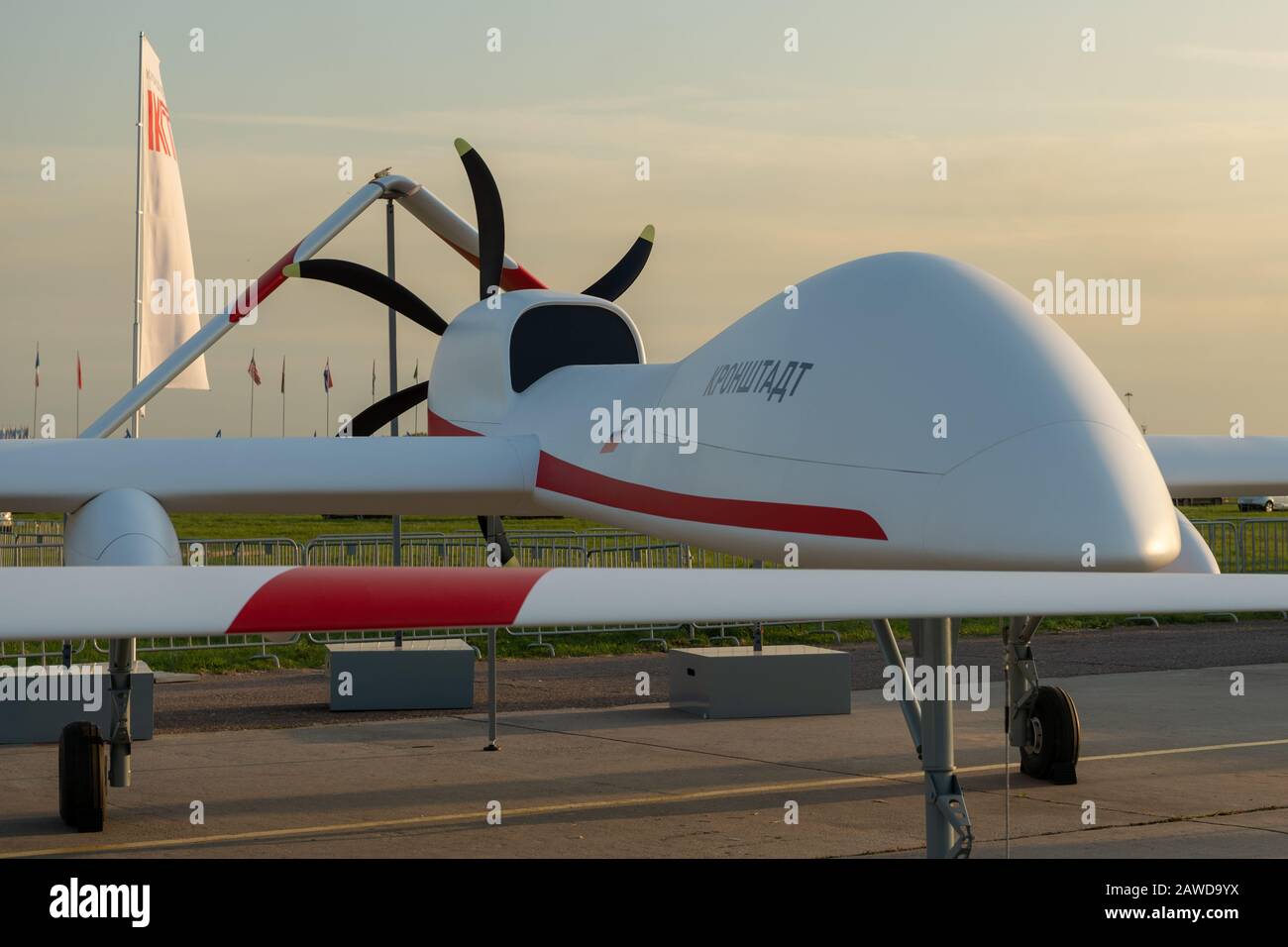 August 30, 2019. Zhukovsky, Russia.Russian multi-purpose heavy-class ...