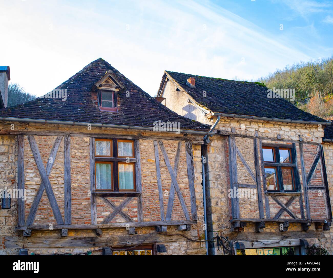 Timber frame brick hi-res stock photography and images - Alamy