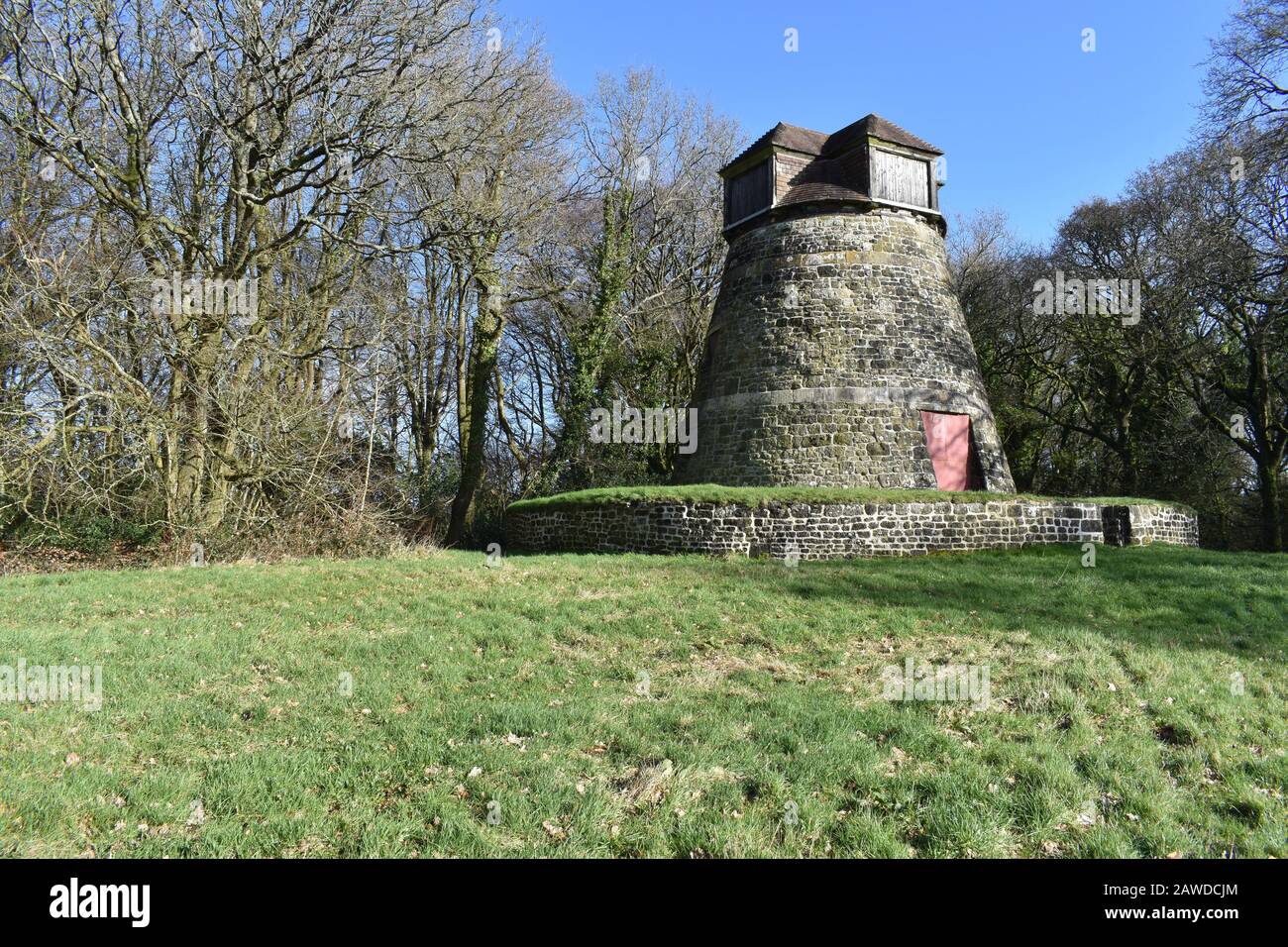 Old windmill at East Knoyle, Wiltshire, UK Stock Photo - Alamy
