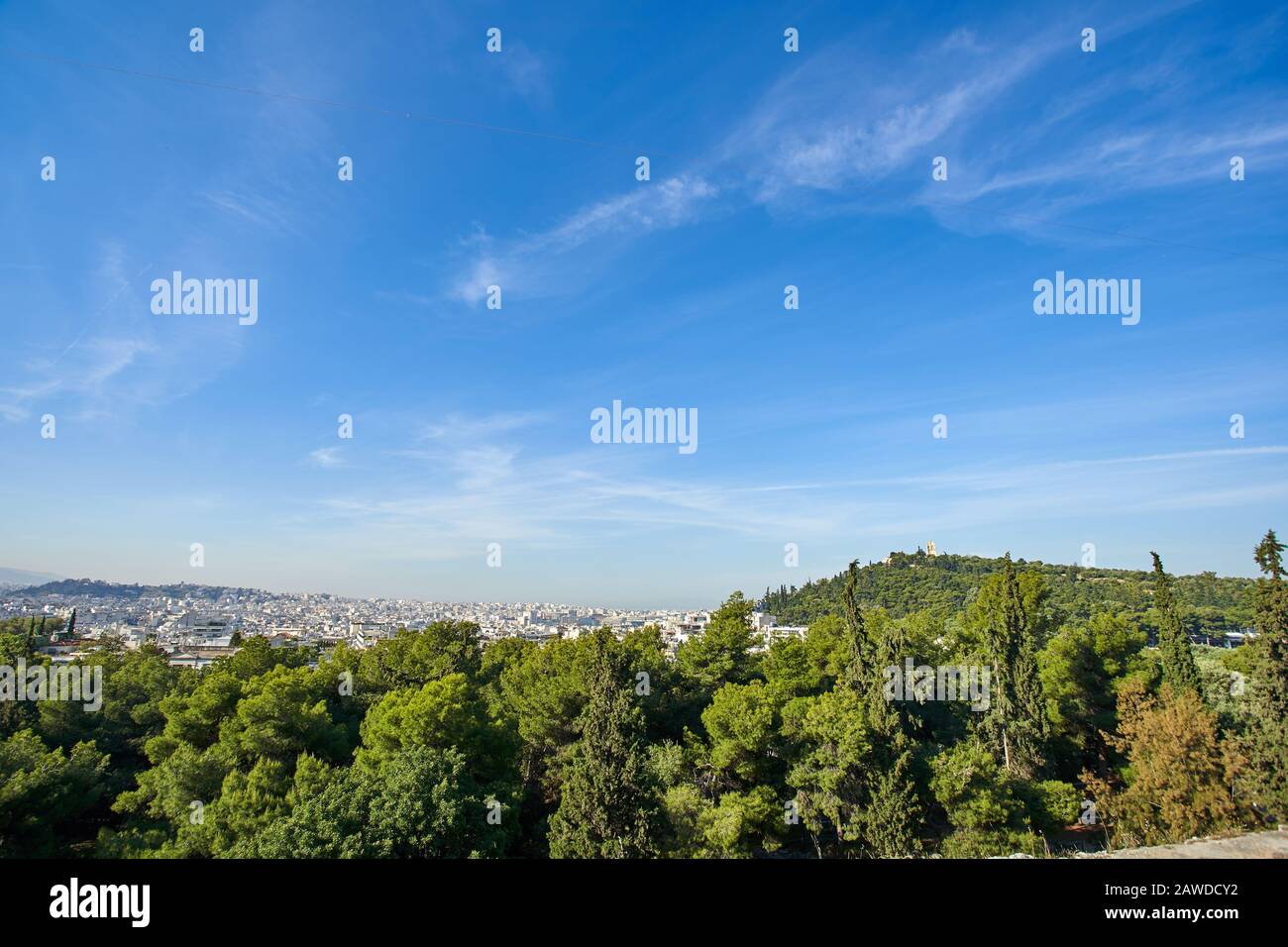 Views of the city of Athens in Greece in Summer Stock Photo - Alamy