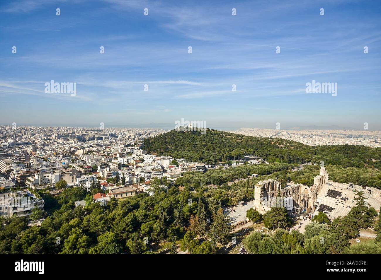 Views of the city of Athens in Greece in Summer Stock Photo - Alamy