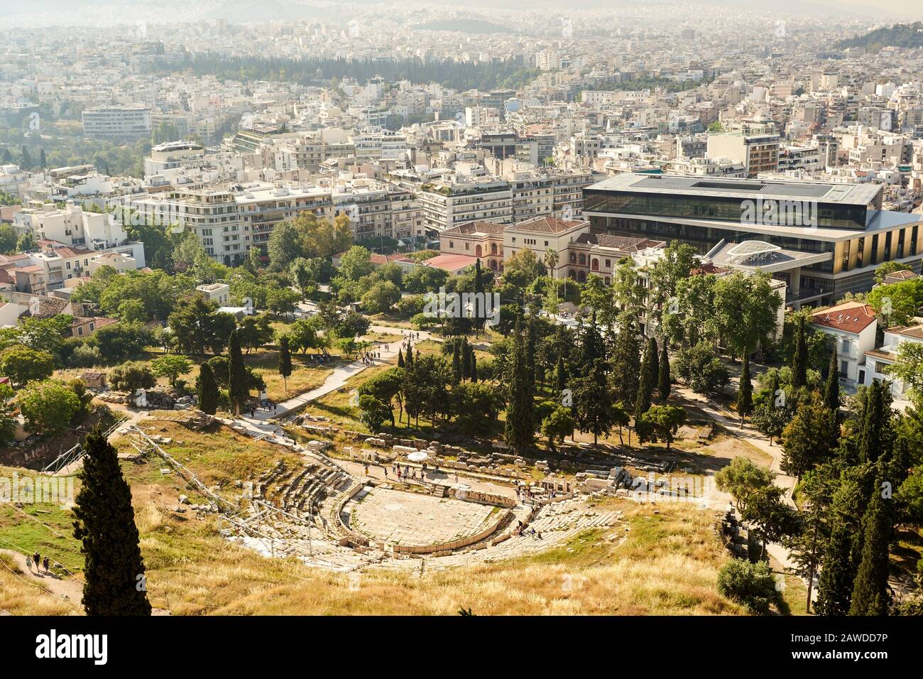 Views of the city of Athens in Greece in Summer Stock Photo - Alamy