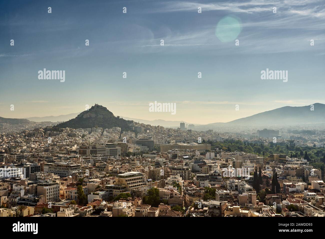 Views of the city of Athens in Greece in Summer Stock Photo - Alamy