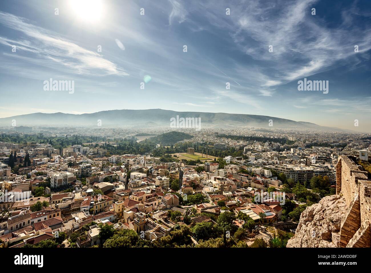 Views of the city of Athens in Greece in Summer Stock Photo - Alamy