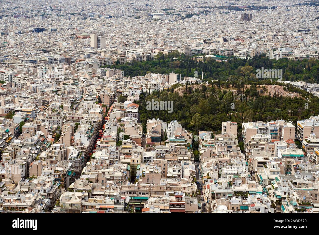 Views of the city of Athens in Greece in Summer Stock Photo - Alamy