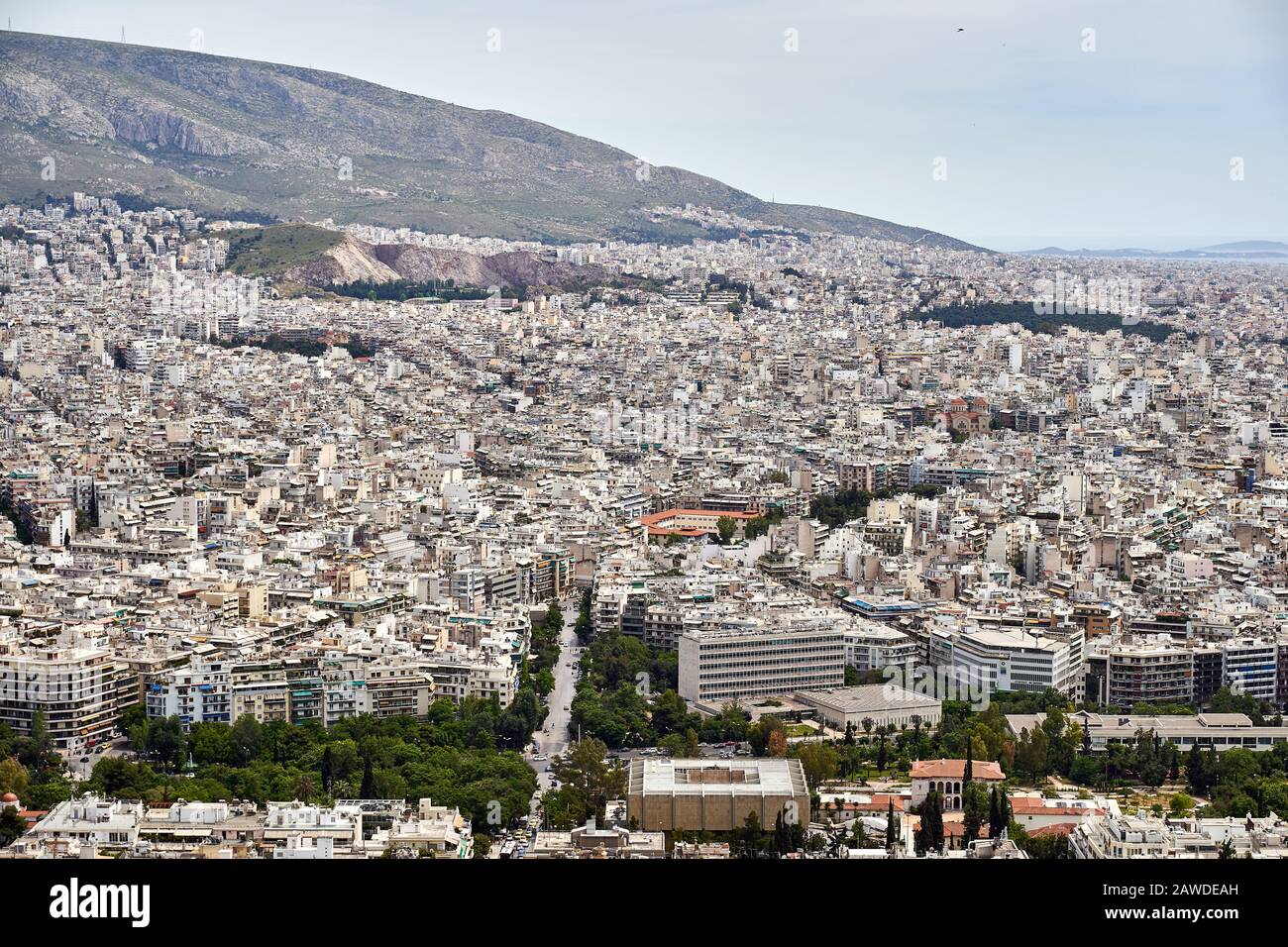 Views of the city of Athens in Greece in Summer Stock Photo - Alamy