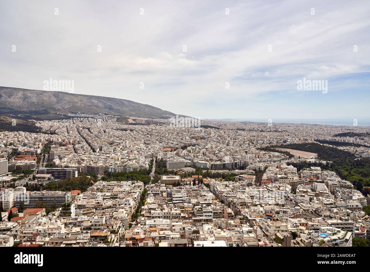 Views of the city of Athens in Greece in Summer Stock Photo - Alamy