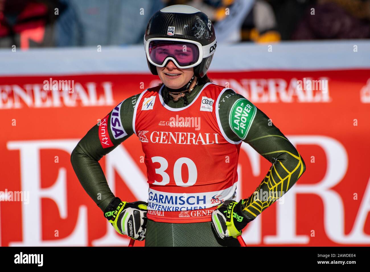 Garmisch Partenkirchen, Germany. 8th Feb, 2020. Alice MERRYWEATHER of ...
