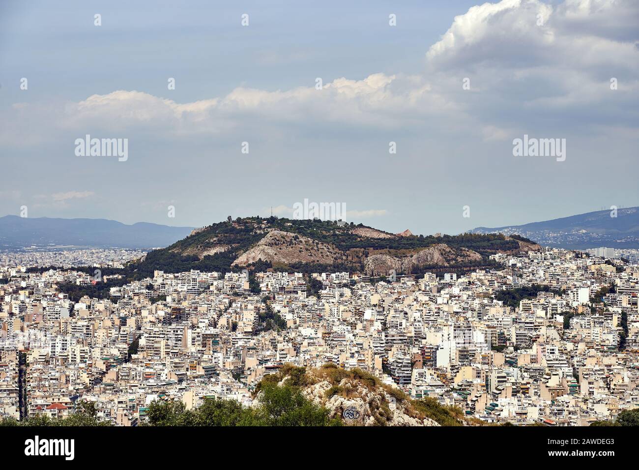 Views of the city of Athens in Greece in Summer Stock Photo - Alamy