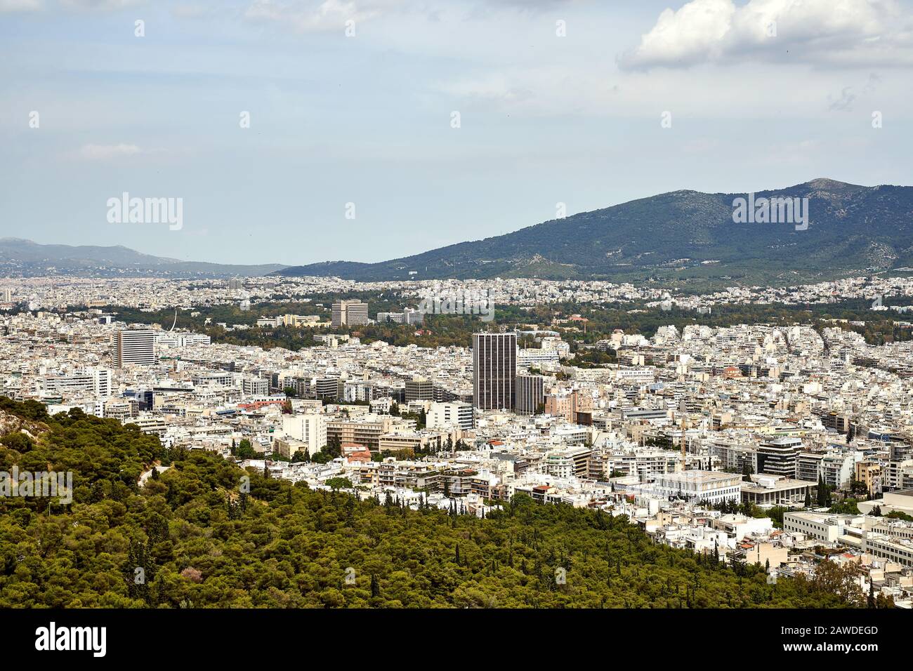 Views of the city of Athens in Greece in Summer Stock Photo - Alamy