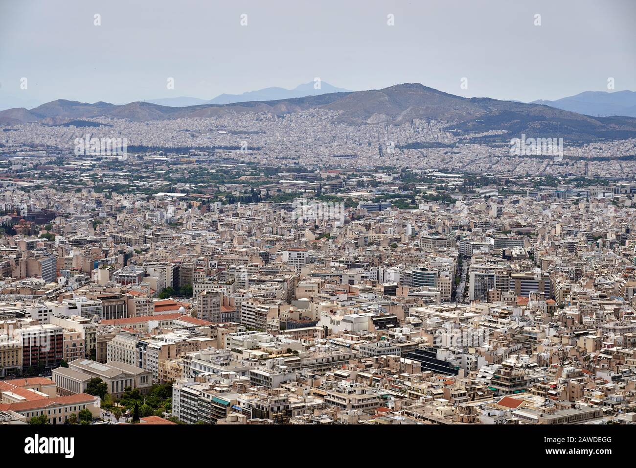 Views of the city of Athens in Greece in Summer Stock Photo - Alamy