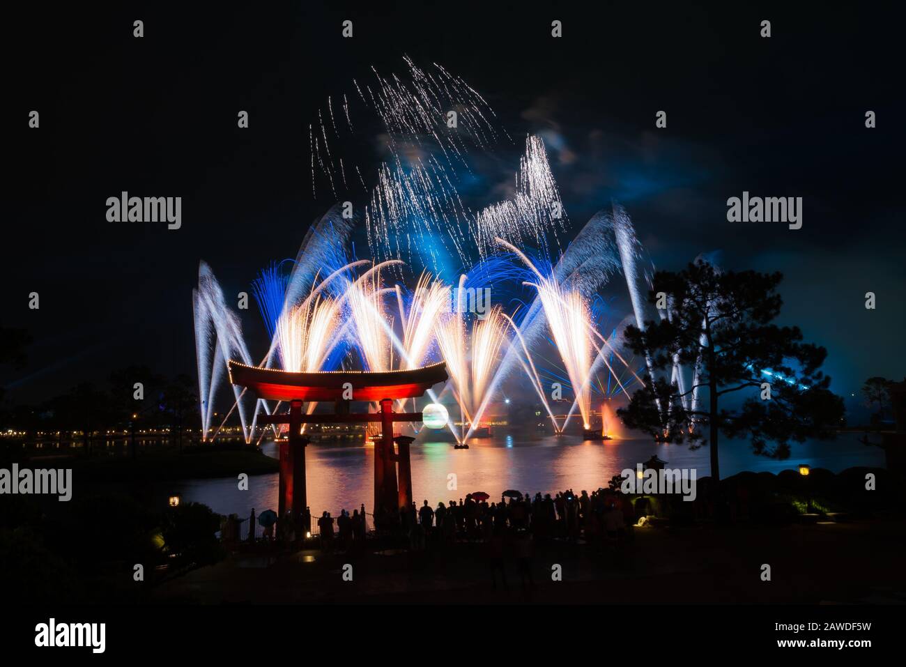 Japan Pavilion Fireworks Stock Photo - Alamy