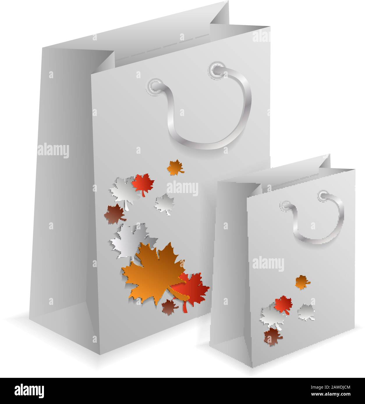 Couple paper bags on Stock Vector Images - Alamy