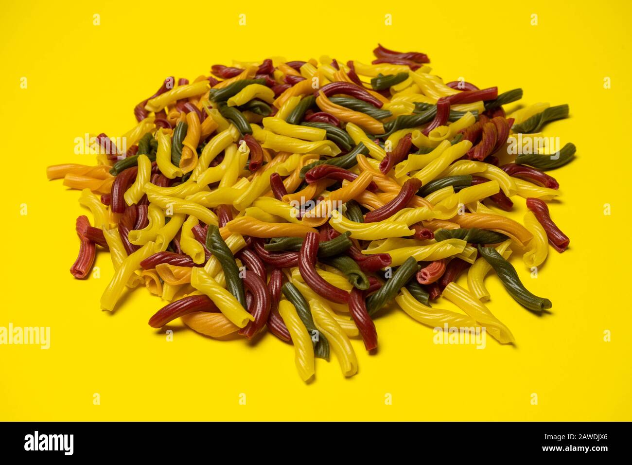 Background of colorful italian pasta. Culinary backdrop, food texture ...