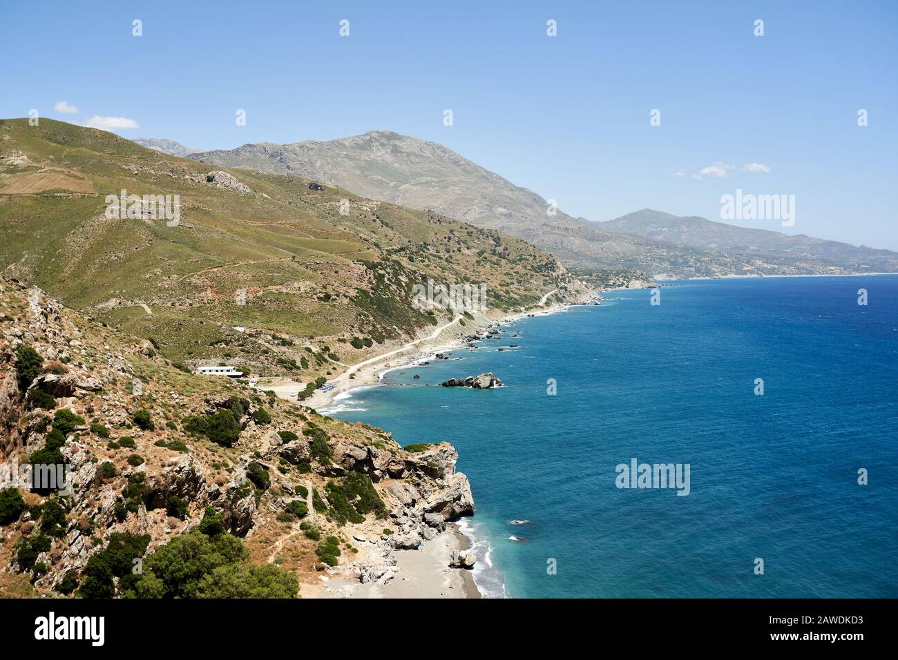 Rock on the beach of preveli hi-res stock photography and images - Alamy