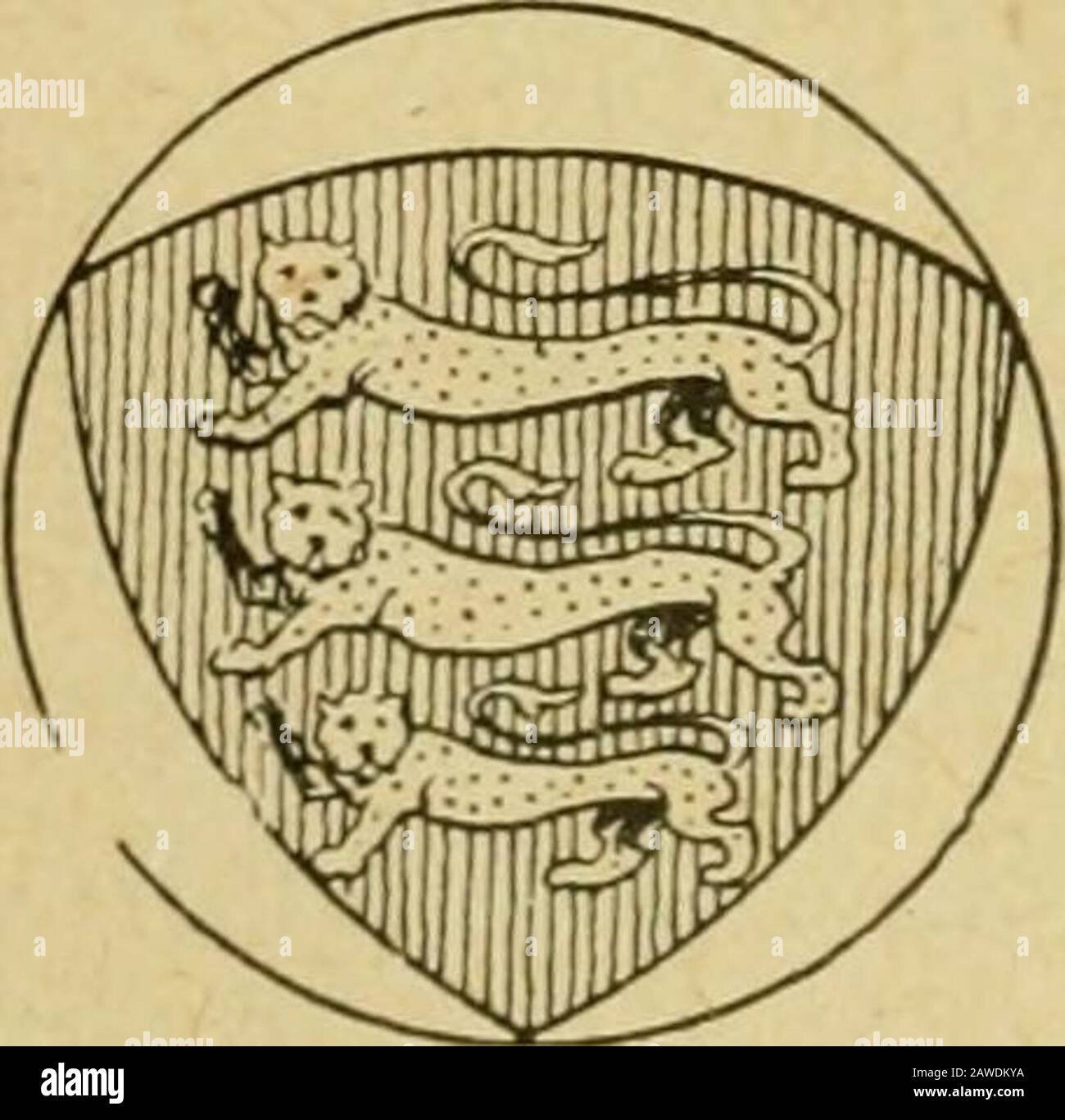 The international geography . Fig. 8().—The Armsof the Isle of Man ...
