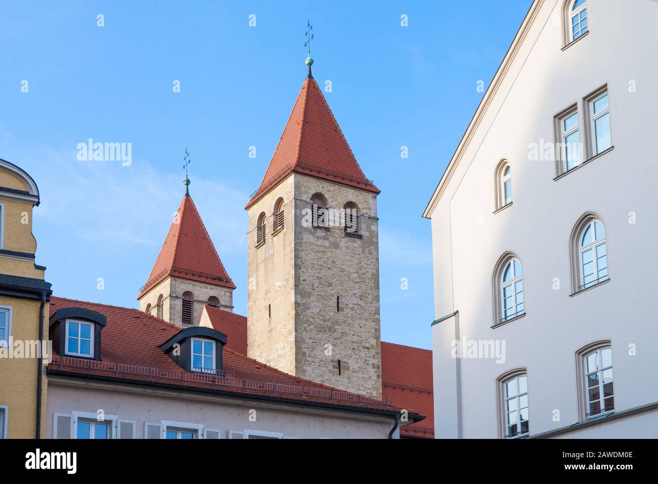 Church St. Jakob in Regensburg, Germany Stock Photo - Alamy
