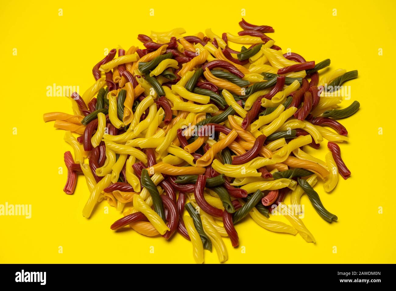 Background of colorful italian pasta. Culinary backdrop, food texture ...
