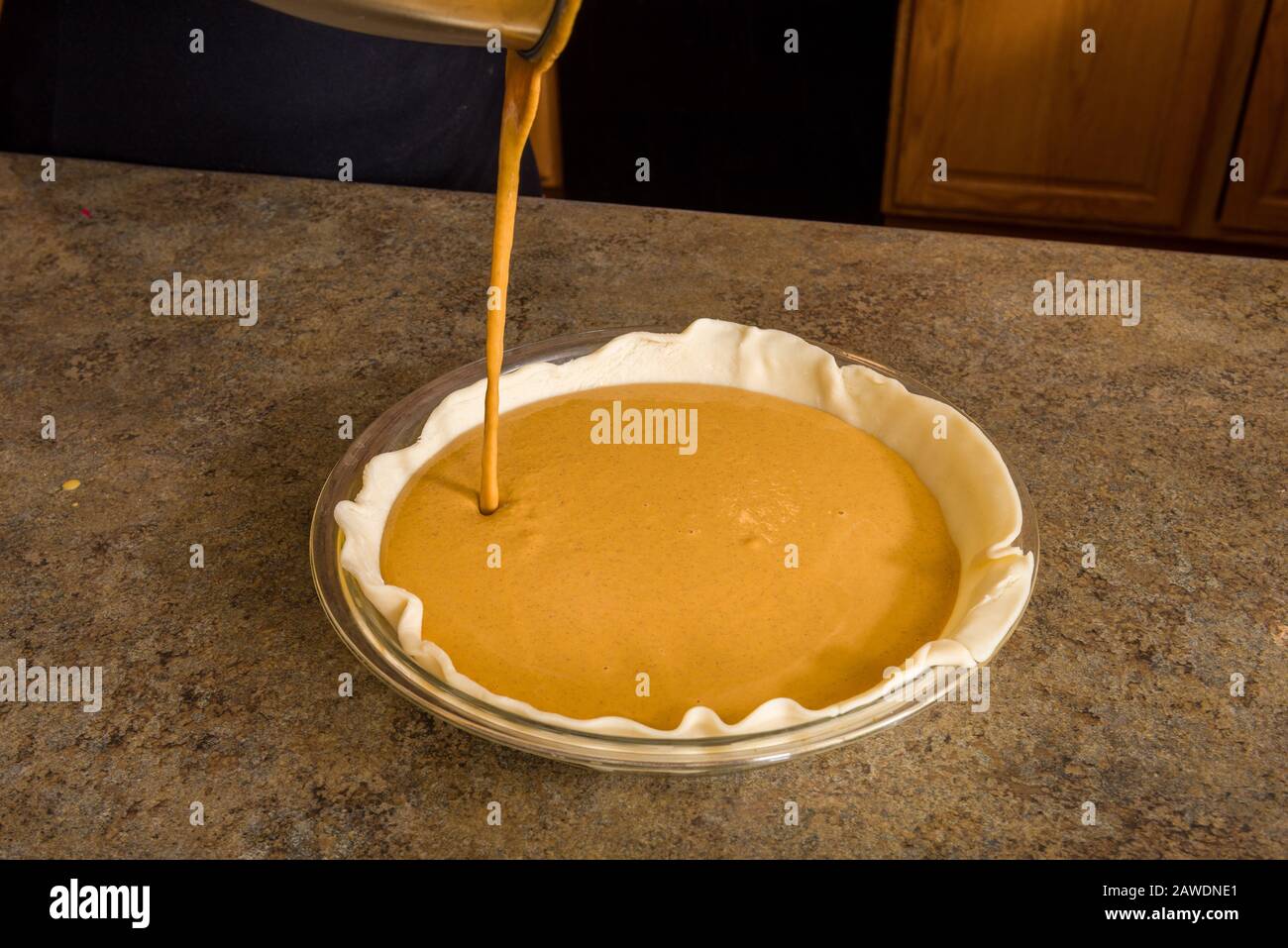 Making homemade pumpkin pie hi-res stock photography and images - Alamy