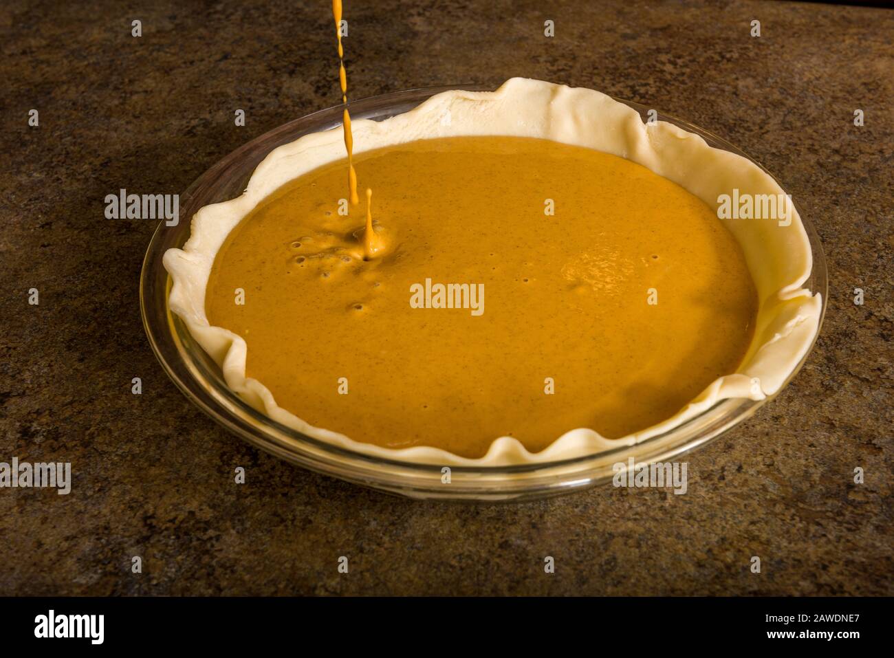 Making homemade pumpkin pie hi-res stock photography and images - Alamy