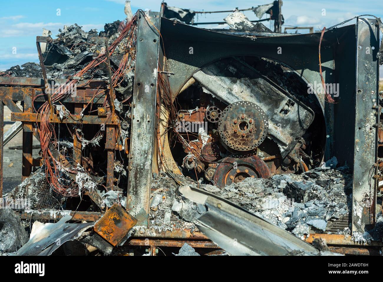 Burned motor hi-res stock photography and images - Alamy