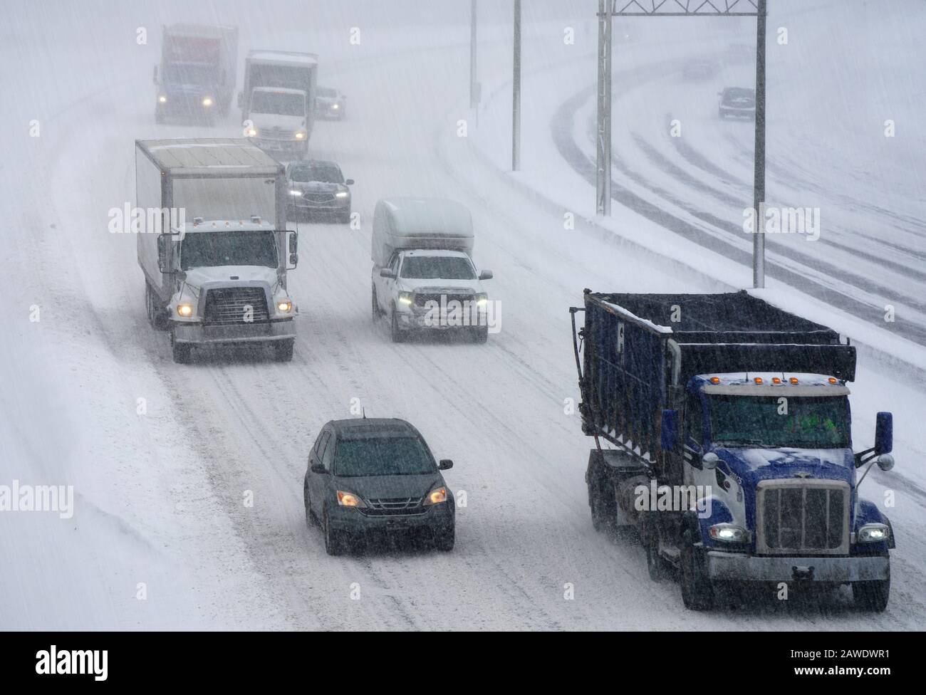 Montreal road highway hi-res stock photography and images - Alamy